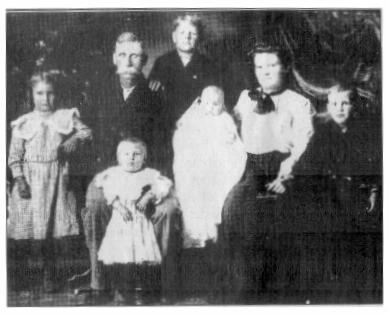 Photo of the Henry Clay Johnson Family of Marion Co AR